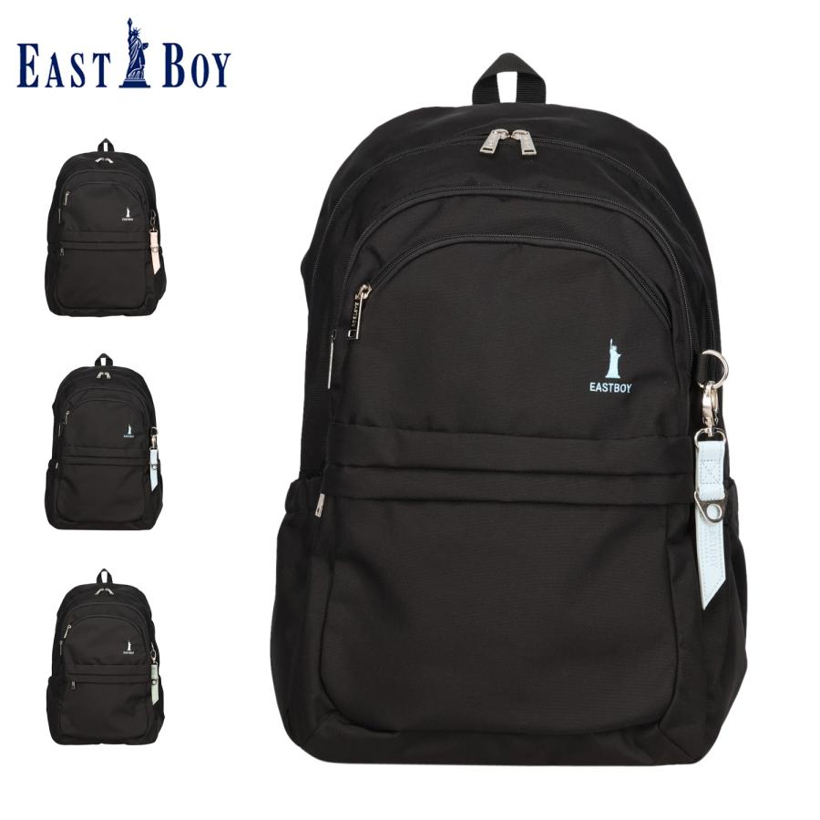 EASTBOY EAST イーストボーイ BOY リュック バッグ バックパック メンズ レディース 32L A4 B4 大容量 軽量 撥水 プランタン PRINTEMPS ブラック 黒 ...