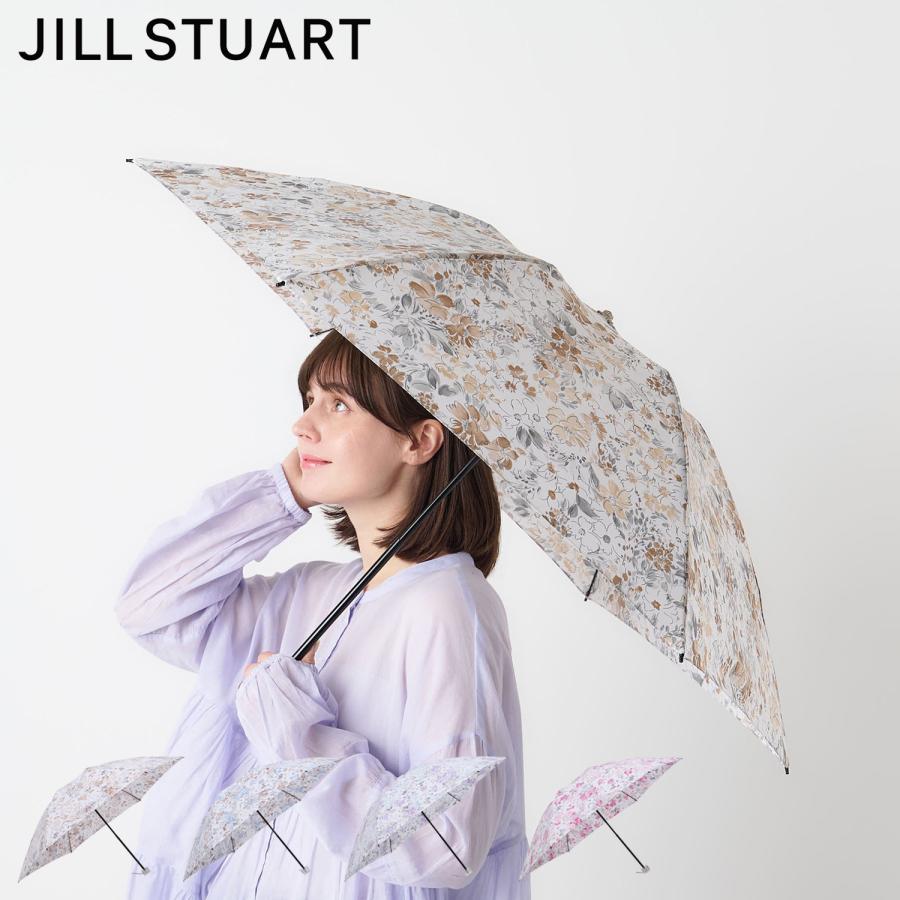 JILL STUART JILLSTUART ジルスチュアート 折りたたみ傘 日傘 雨傘 レディース 55cm 軽量 晴雨兼用 UVカット 遮熱 紫外線対策 ベージュ ブルー グリーン ピンク ...