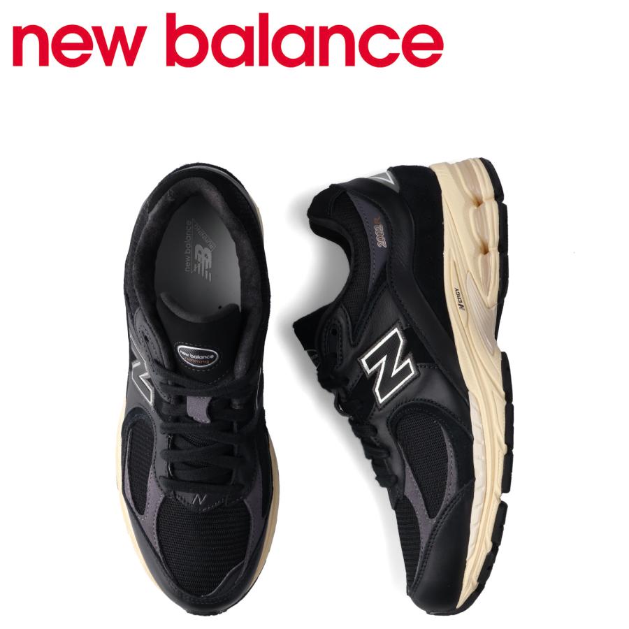 New Balance new balance ニューバランス 2002 スニーカー メンズ Dワイズ ブラック 黒 M2002RIB ...
