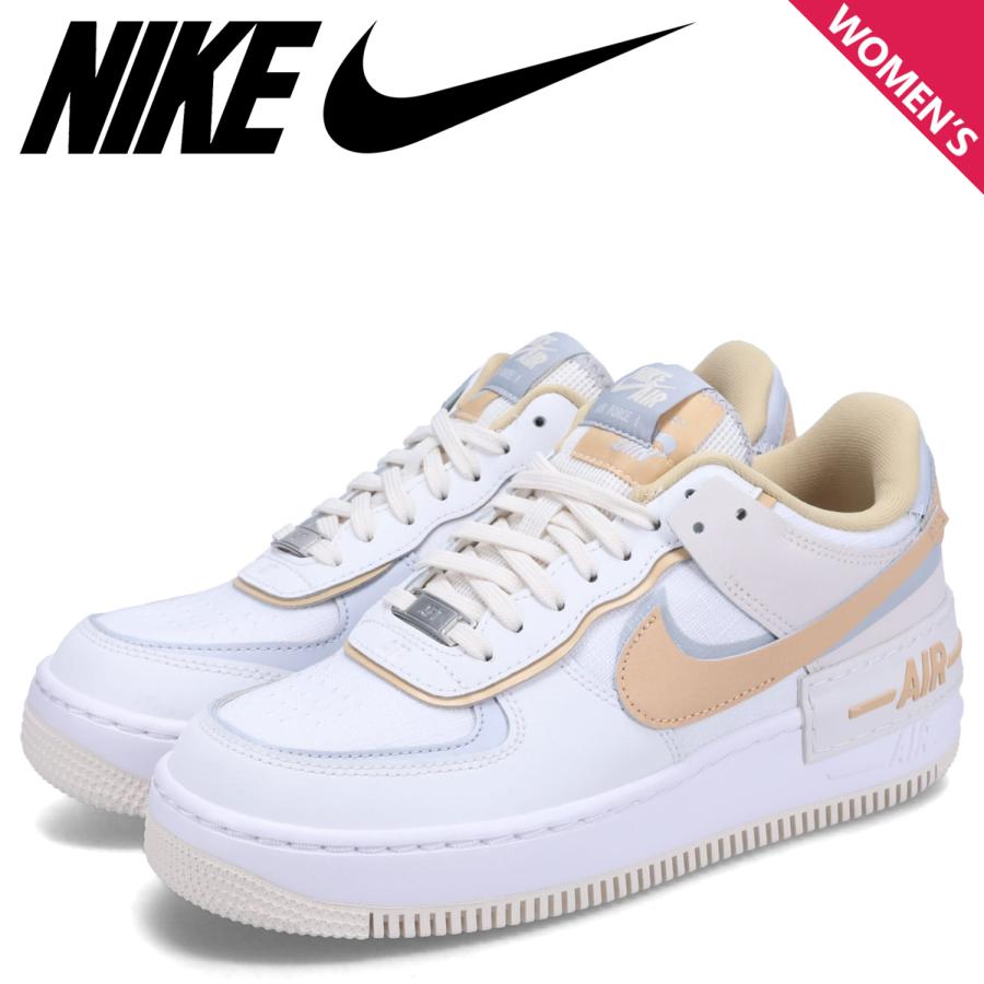 NIKE ナイキ エアフォース1 シャドウ スニーカー レディース AIR FORCE 1 SHADOW ホワイト 白 DV7449-100 ...