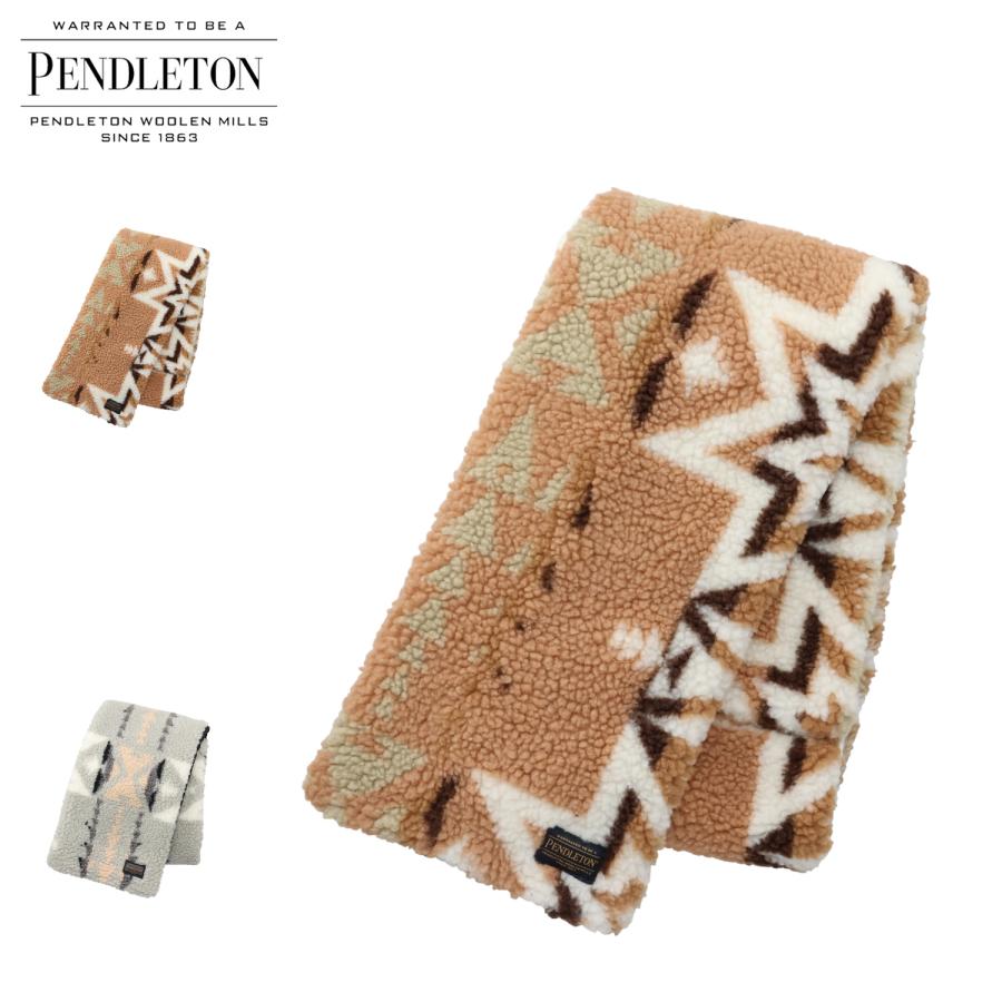 PENDLETON（ペンドルトン） マフラー ボアマフラー メンズ レディース 防寒 BOA MUFFLER ブラック ホワイト ベージュ PDT-000-243029 : シュガーオンライン ...
