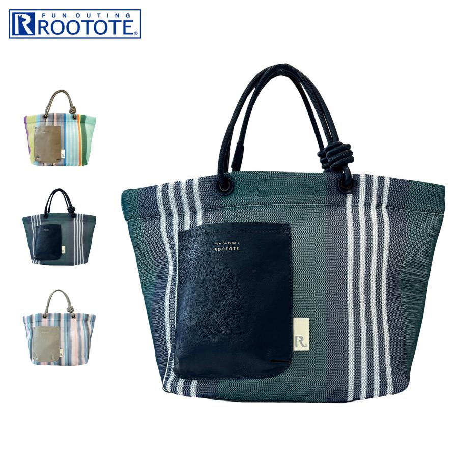 ROOTOTE ルートート バッグ トートバッグ SC.デリ.ストライプ.ウエッファ-B レディース A5 軽量 ブルー グリーン パープル 1084 : シュガーオンラインショップ - 通販 ...