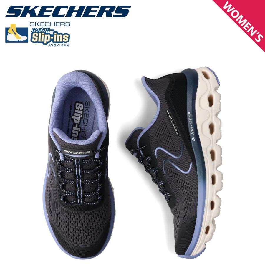 SKECHERS スケッチャーズ スリップインズ グライドステップ ソール スニーカー レディース SLIP-INS GLIDE-STEP ...
