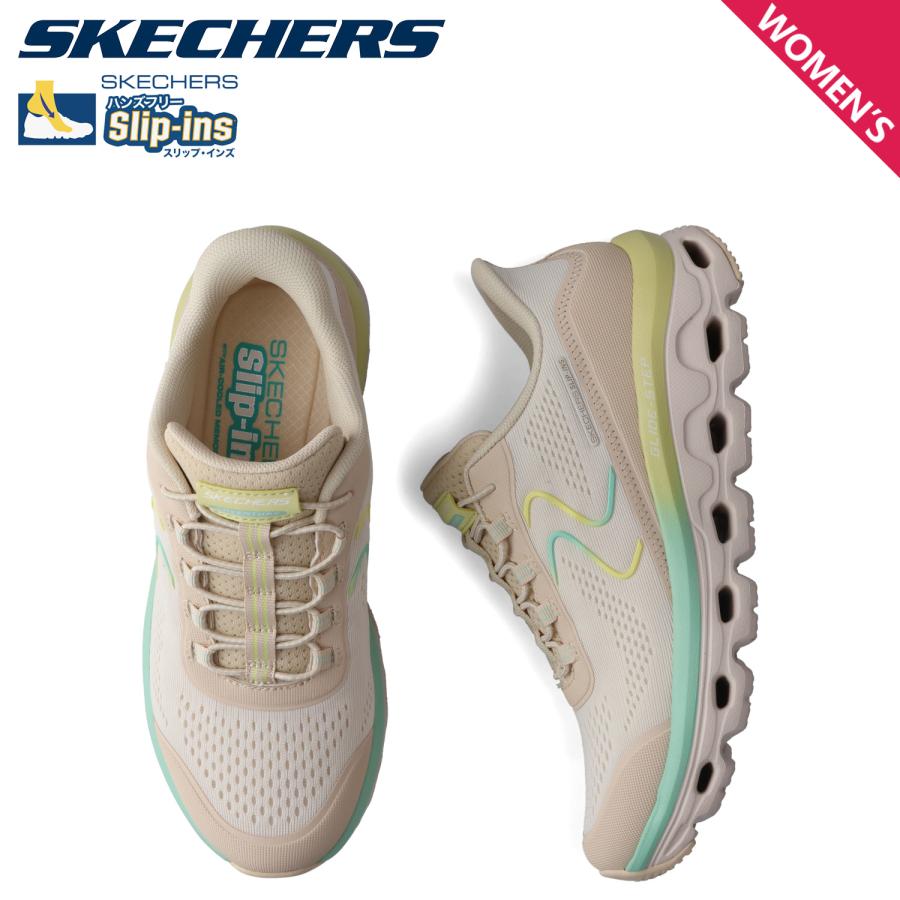 SKECHERS スケッチャーズ スリップインズ グライドステップ ソール スニーカー レディース SLIP-INS GLIDE-STEP ...