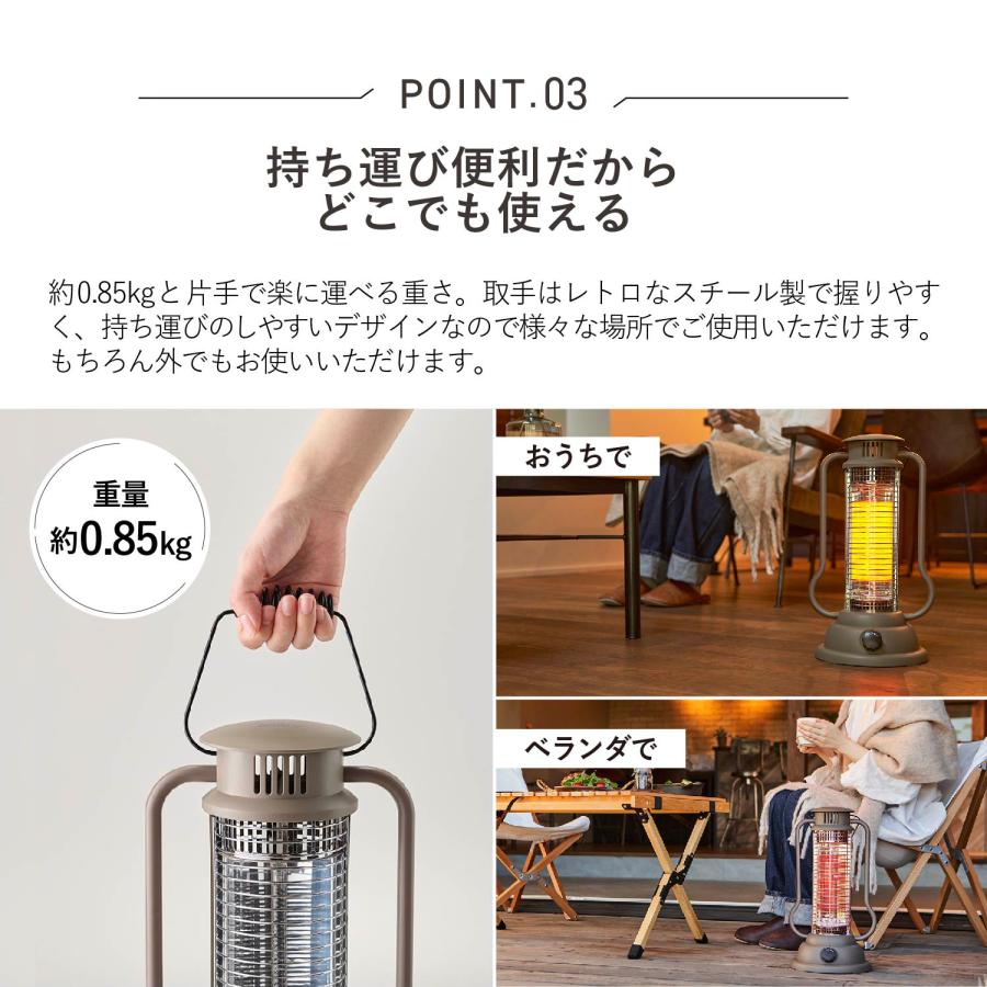 SOTOMO ソトモ 電気ヒーター ストーブ カーボンヒーター 小型 速暖 省エネ 300W 遠赤外線ヒーター 暖房器具 ACH-392 : stm-ach-392 : シュガーオンライン ...