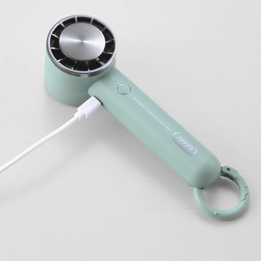 Toffy トフィー ハンディファン 冷却プレート 扇風機 手持ち 卓上 携帯 スタンド カラビナ付 持ち運び 小型 USB充電 風量 3段階調節 ひんやり FN15 : シュガーオンライン ...