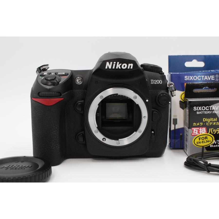 新品バッテリー&充電器（社外品）付き＞＞【美品】Nikon ニコン デジタル一眼レフカメラ D200 ボディ本体 #LE2024244 ...