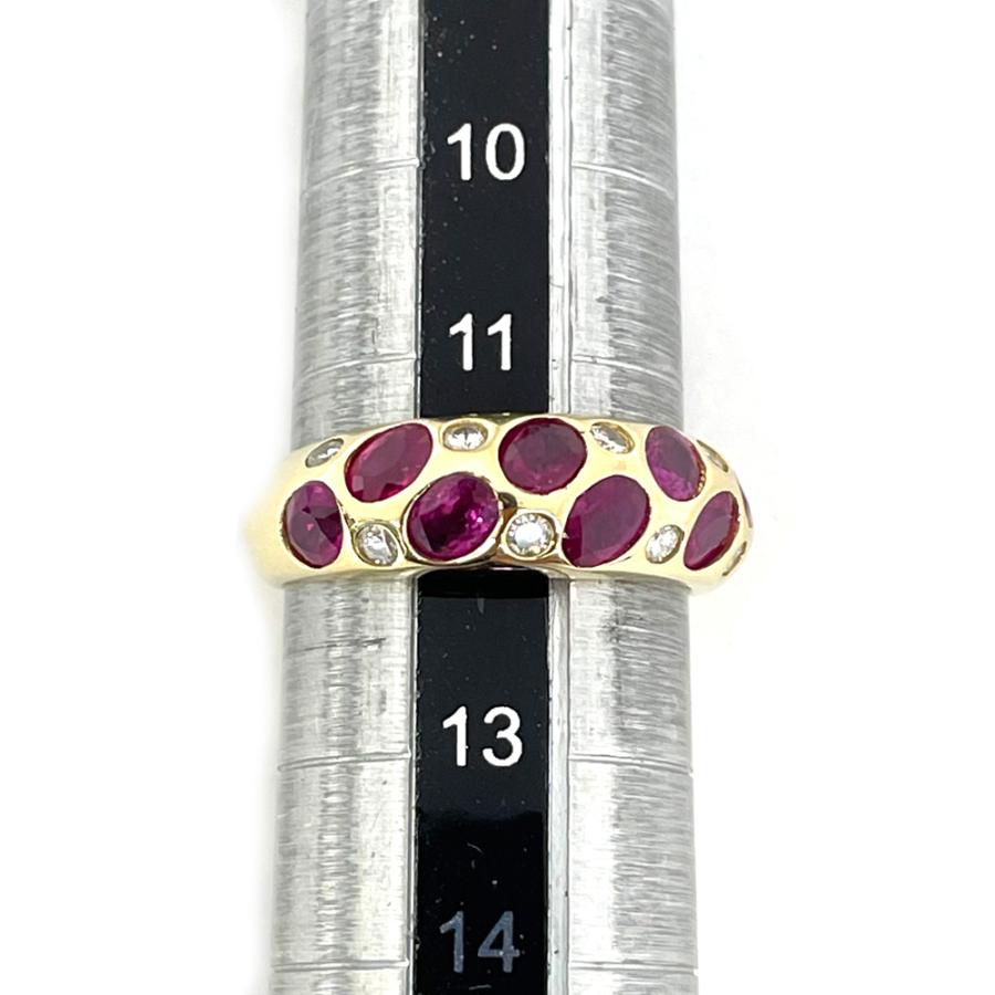 K18 ルビー ダイヤ ファッションリング R 1.72ct D 0.20ct 12号 5.5g 指輪 : すぎ質店 - 通販 - Yahoo!ショッピング