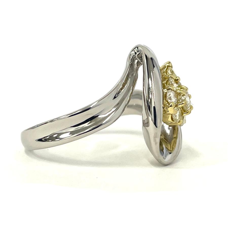 K18 Pt900 ダイヤ ファッションリング D0.56ct 17号 指輪 : すぎ質店 - 通販 - Yahoo!ショッピング