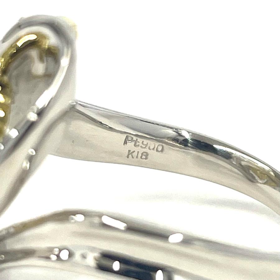 K18 Pt900 ダイヤ ファッションリング D0.56ct 17号 指輪 : すぎ質店 - 通販 - Yahoo!ショッピング