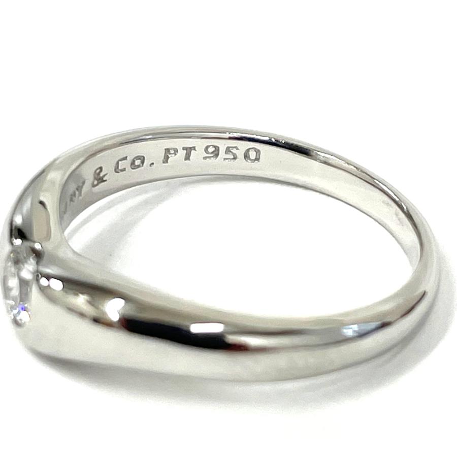 TIFFANY&Co. 【中古】ティファニー TIFFANY&Co. カーブドバンド 1Pダイヤ リング Pt950 10号 指輪 : すぎ質店 - 通販 - Yahoo!ショッピング
