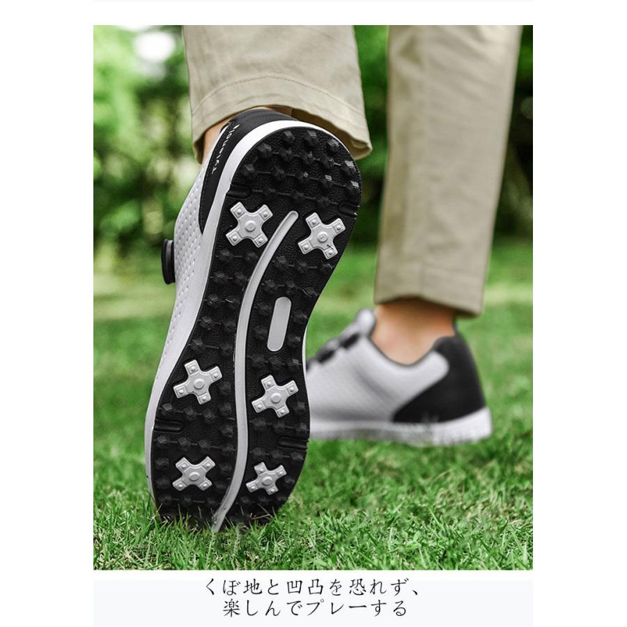 ゴルフシューズ メンズ ダイヤル式 レディース スニーカー 軽量 通気性 3E 23cm〜28cm ゴルフ用 防滑ソール カチカチ 大きいサイズ : スゴイストア - 通販 - Yahoo ...