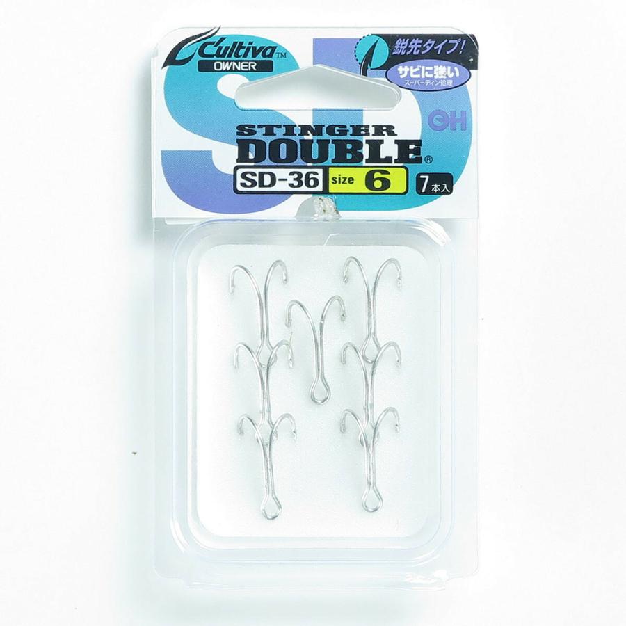 OWNER オーナー カルティバSD36 スティンガー ダブルフック サイズ6 : すぐる屋本舗2号店 - 通販 - Yahoo!ショッピング