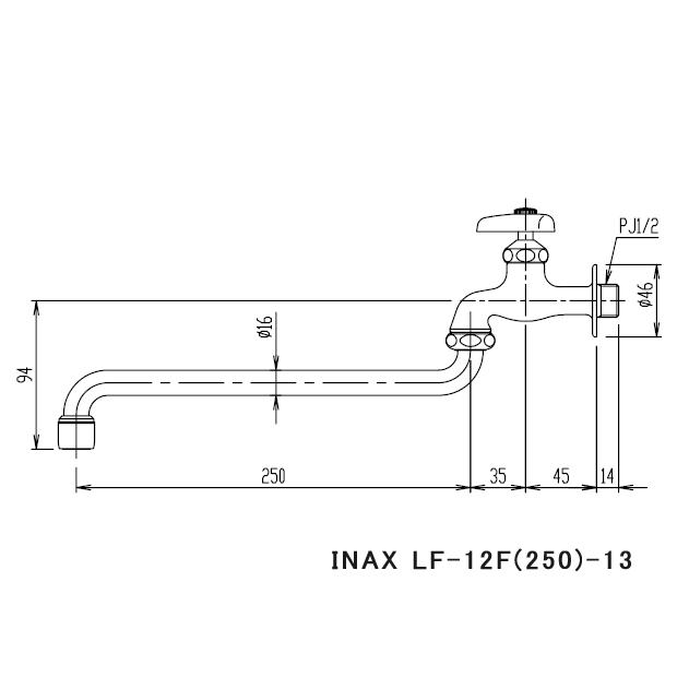 INAX LIXIL,INAX,LF-12F(250)-13,自在水栓(泡沫吐水,パイプ長さ250mm)蛇口 : 水道屋さん - 通販 - Yahoo!ショッピング