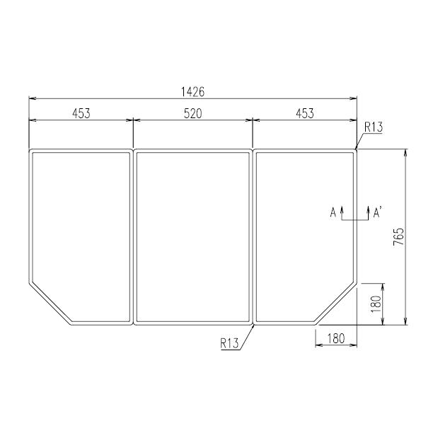LIXIL LIXIL,INAX,YFK-1580C(2),風呂用組フタ(間口1500mm×奥行800mm浴槽用) : 水道屋さん - 通販 - Yahoo!ショッピング