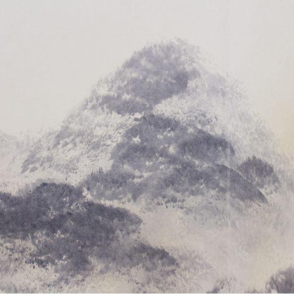 48cm 墨絵山水 241471 : 高田卸方屋 - 通販 - Yahoo!ショッピング