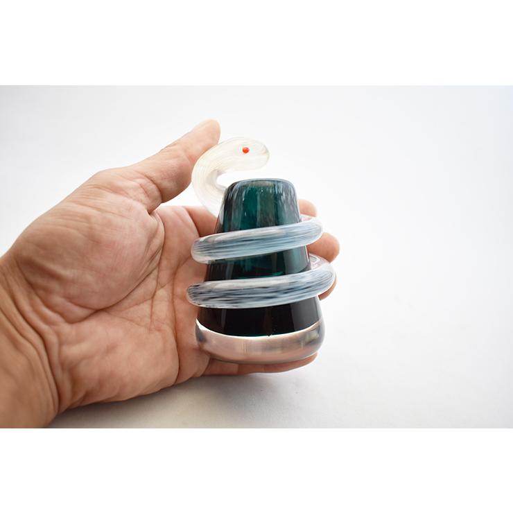 白蛇と富士 SE-066 2025年 : se-066 : ガラス工房粋工房 - 通販 - Yahoo!ショッピング