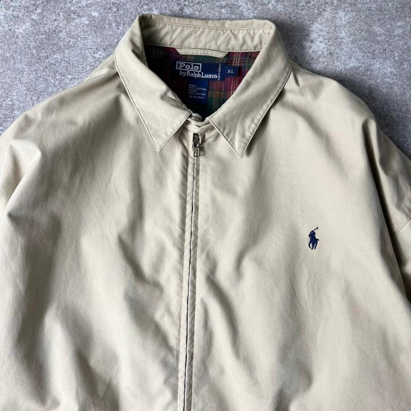 POLO RALPH LAUREN 90s チェック ライナー コットン スイングトップ ジャケット XL / 90年代 オールド ポロ ラルフローレン : 古着屋 JYRE - 通販 ...