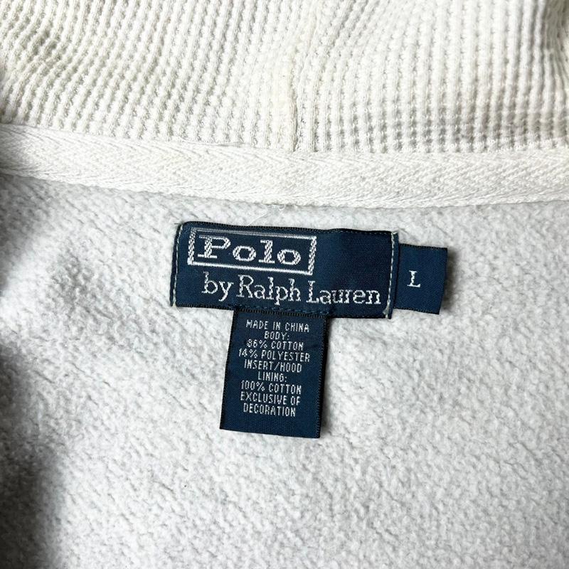 90s POLO RALPH LAUREN RWタイプ フルジップ スウェット フード パーカー L / 90年代 オールド ポロ ラルフローレン トレーナー : f070131-06 ...