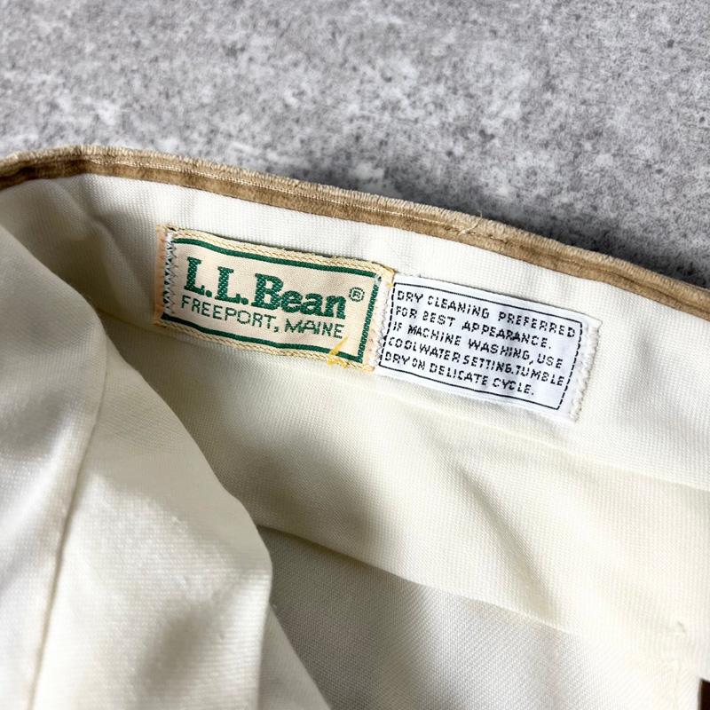 80s LLBean ノータック 太畝 コーデュロイ パンツ / 80年代 ビンテージ エルエルビーン スラックス ロケット TALON タロン : f070207-01 : 古着屋 JYRE ...
