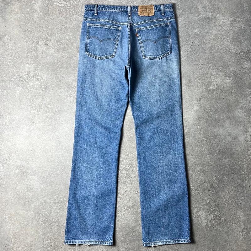 Levi's 80s USA製 Levis 517 0217 フレア デニム パンツ 36 34 / 80年代 アメリカ製 リーバイス ビンテージ オールド ジーンズ : 古着屋 JYRE ...