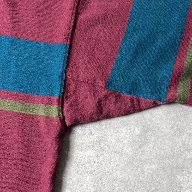 L.L.Bean 80s USA製 LLBean モックネック ボーダー 長袖 Tシャツ XXL / 80年代 アメリカ製 ビンテージ エルエルビーン ラガー ロンT : 古着屋 JYRE ...