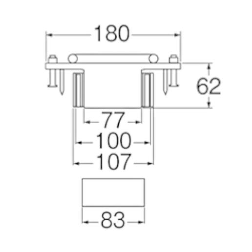 SANEI（水栓金具） SANEI 三栄水栓 H800-8 （75-100兼用床フランジ） : 水彩ねっとYahoo!ショッピング店 - 通販 - Yahoo!ショッピング
