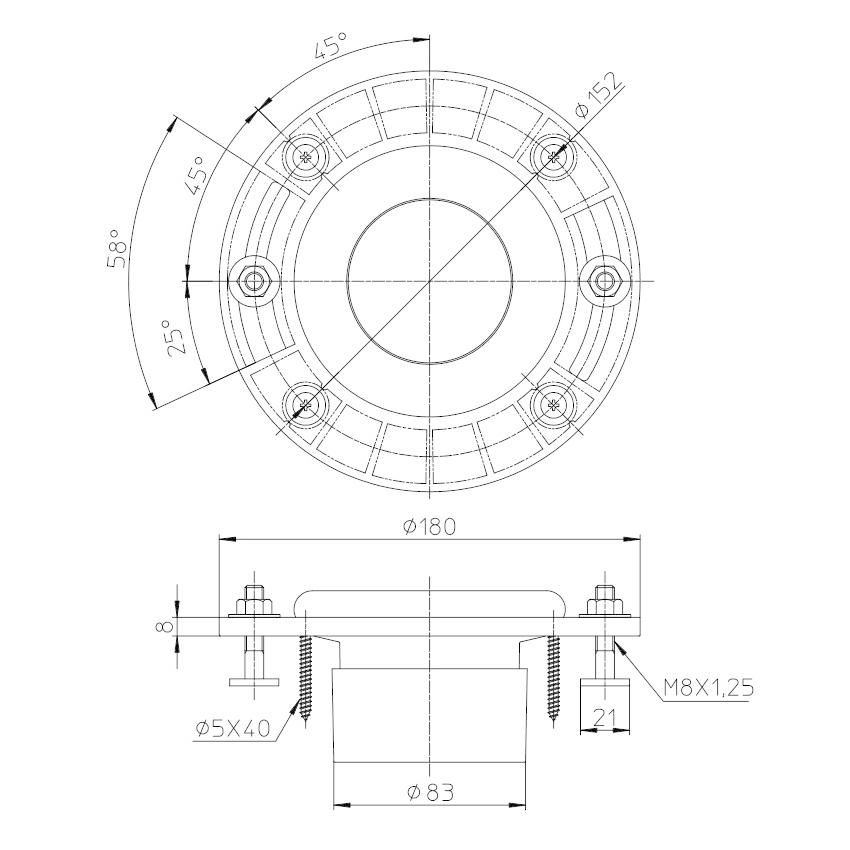 SANEI（水栓金具） SANEI 三栄水栓 H800-8 （75-100兼用床フランジ） : 水彩ねっとYahoo!ショッピング店 - 通販 - Yahoo!ショッピング