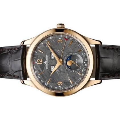 JAEGER LE COULTRE Master Calendar ジャガー・ル・クルト マスターカレンダー PG メテオライトダイアル 革 ...