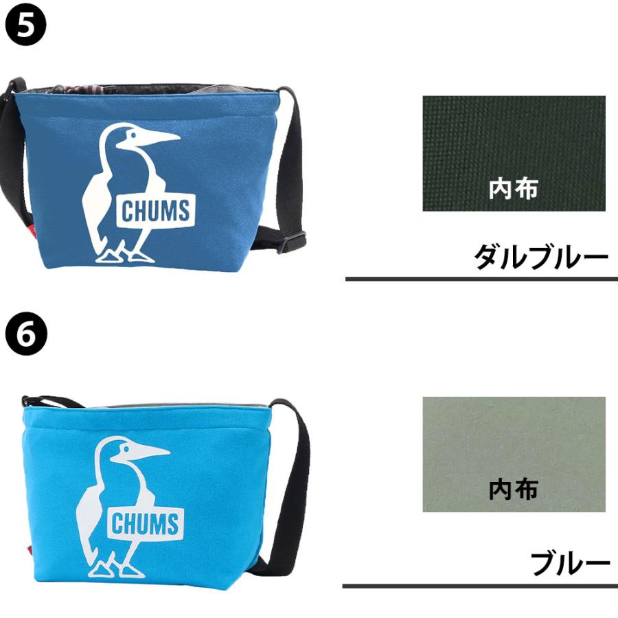CHUMS 最大P+16% チャムス ショルダーバッグ ch60-3593 SWEAT スウェット Booby Print Shoulder Sweat ブービープリントショルダー メンズ ...