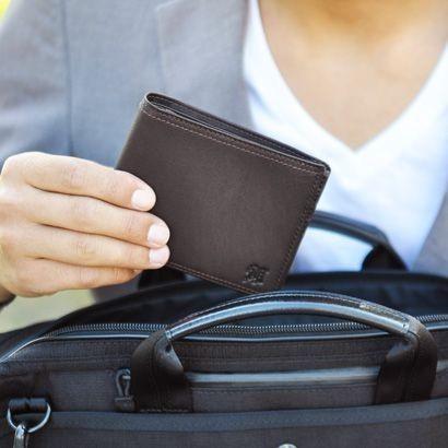 NICOLE（ニコル） 最大P+16% 二つ折り財布 小銭入れなし MENDI III