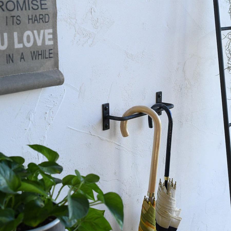 φ9 ハンガーバー W400 / SULK サイズオーダー可 ハンガーラック タオル掛け DIY 洗面所 トイレ キッチン アイアン 鉄 幅40cm 直径9mm 丸棒 ビス ネジ 日本製 ...