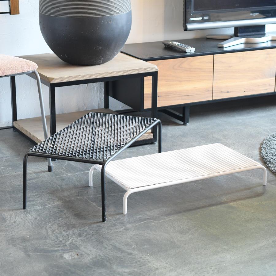 (アイアンローシェルフW400）植物スタンド フラワースタンド シューズラック メッシュ棚 スチールメッシュ サイズオーダー可 : SULK steelwood furniture - 通販 ...