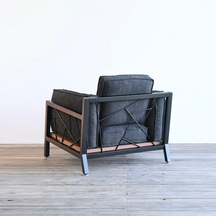 SULKソファー スパイダーウェブ1 ファブリック1シーター インテリア オフィス 店舗 新生活 男前インテリア ソファ 模様替え アイアン アイアンフレーム : SULK steelwood ...