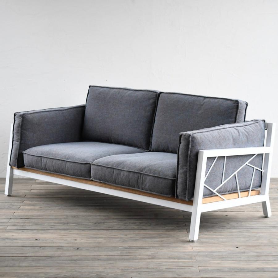 SULKソファー スパイダーウェブ1 ファブリック2シーター インテリア オフィス 店舗 新生活 男前インテリア ソファ 模様替え アイアン アイアンフレーム : SULK steelwood ...