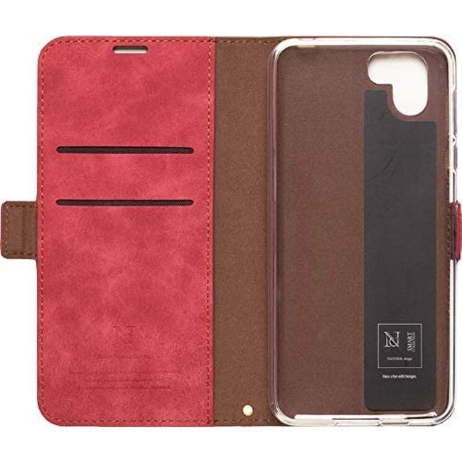在庫処分 ナチュラルデザイン｜NATURAL design AQUOS R2 手帳型 ケース Style Natural Red レッド ...