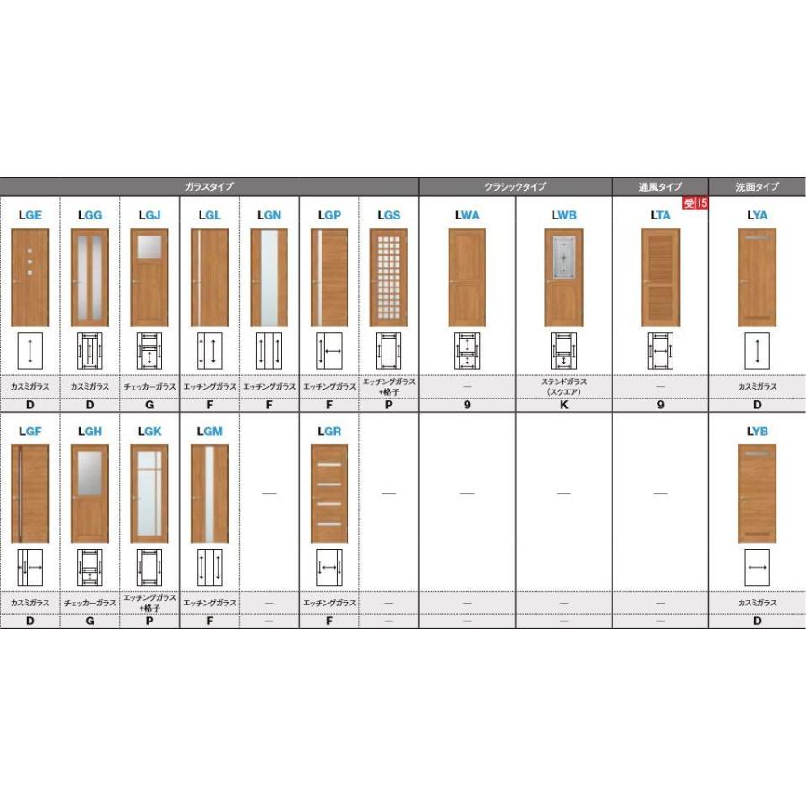 ラシッサS 室内ドア 標準ドア 一般ドア LTA 通風タイプ リクシル セミオーダー 前提の為販売価格は変動します : すまこれ - 通販 ...