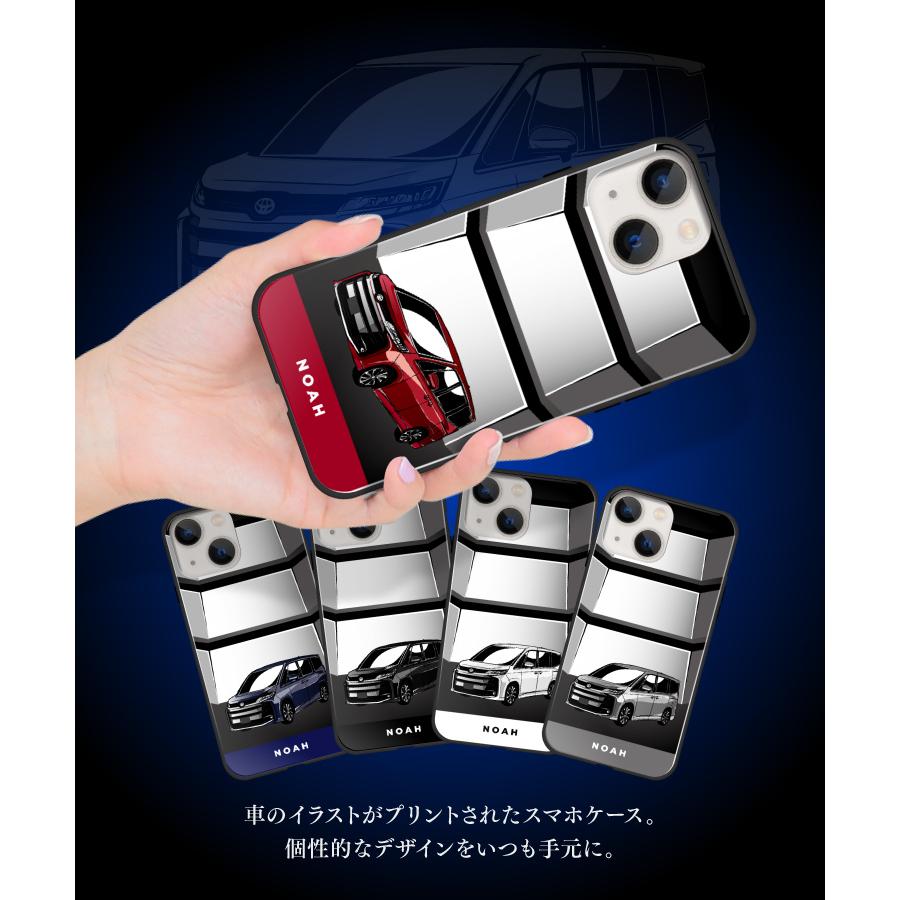 iPhone16 Pro 15 ProMax Plus SE3 ガラス ハイブリッド スマホケース トヨタ NOAH アイフォン Xperia ...