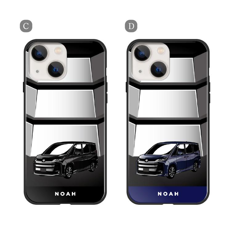 iPhone16 Pro 15 ProMax Plus SE3 ガラス ハイブリッド スマホケース トヨタ NOAH アイフォン Xperia ...