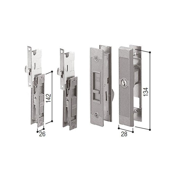 YKK 召合錠 引き違い錠 アルミサッシ KH-304 引手内締り WEST YB HHJ-0220 キー3本付き : kh-304 : 住まいのプロショップスマプロ - 通販 - Yahoo ...