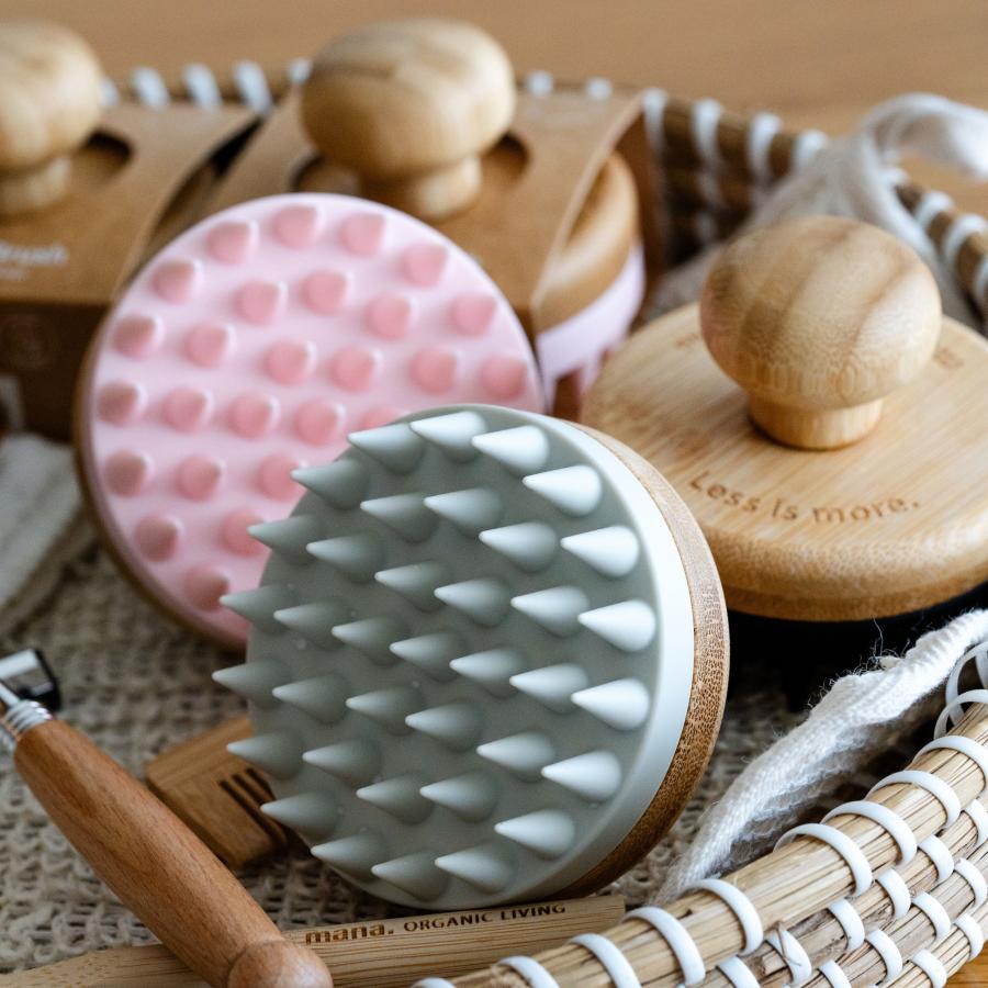 mana．【頭皮マッサージ・頭皮ケア】シャンプーブラシ スカルプブラシ おしゃれ : sumaut - 通販 - Yahoo!ショッピング