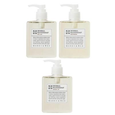 MARKS＆WEB】【 マークス＆ウェブ 】 ハーバルハンドソープ(リラックス リフレッシュ ウェイクアップ)3種類 250ml 手洗いせっけんマークスアンドウェブ : 炭魂～AT ...