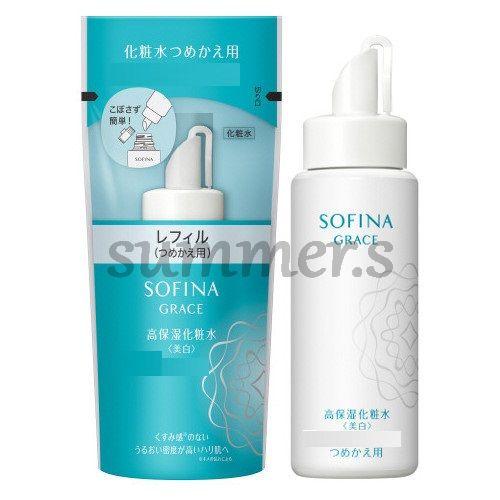 SOFINA GRACE 花王 ソフィーナ グレイス 高保湿 化粧水 美白 しっとり つめかえ用 130ml : サマーコスメ - 通販 - Yahoo!ショッピング
