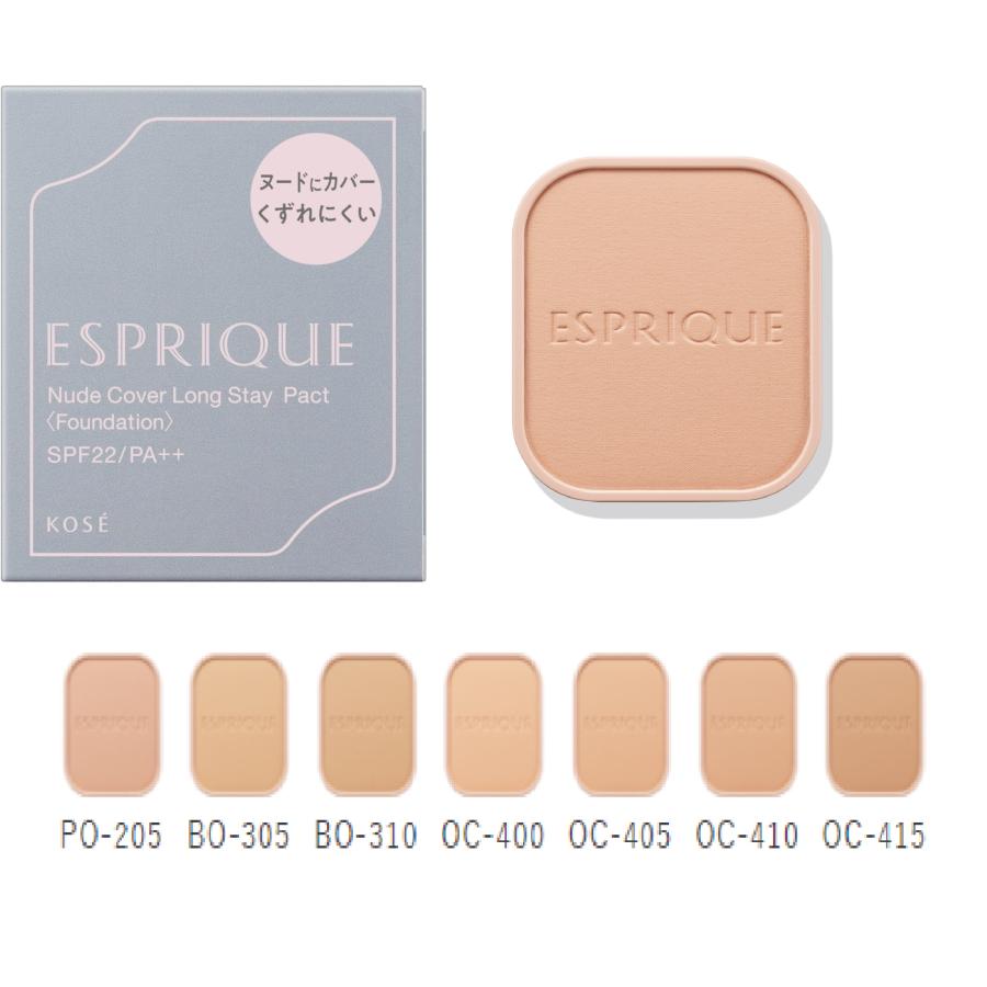 ESPRIQUE コーセー エスプリーク ヌードカバー ロングステイ パクト レフィル OC-410 : サマーコスメ - 通販 - Yahoo!ショッピング