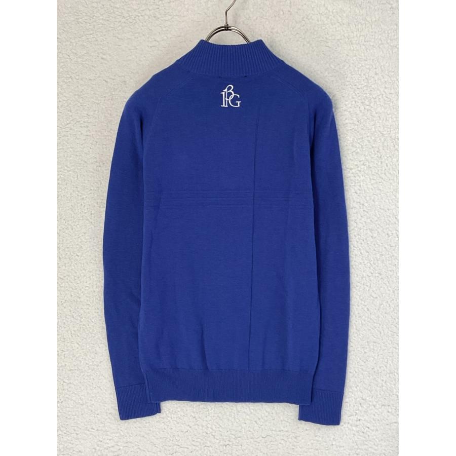 未使用 1PIU1UGUALE3 GOLF 3 ブルー ZIP KNIT プルオーバー 未使用 1PIU1UGUALE3 GOLF 3 ブルー ZIP KNIT プルオーバー