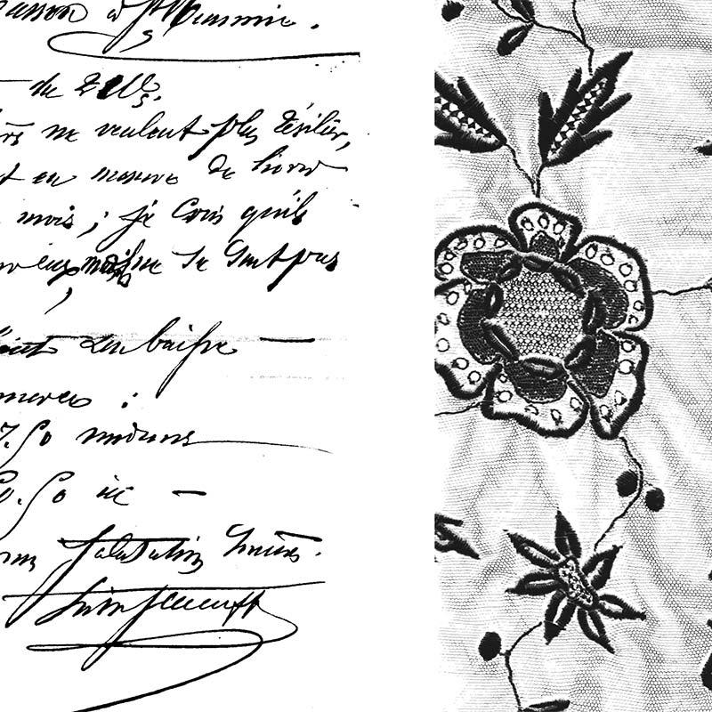 Handwriting Letter＆草花レース《弓部玲子A4シルクスクリーン》・417-1944 : 銀座ソレイユ Yahoo!店 - 通販 - Yahoo!ショッピング