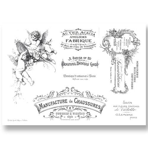 フレンチラベル7天使《弓部玲子A4シルクスクリーン》・417-7154 : 銀座ソレイユ Yahoo!店 - 通販 - Yahoo!ショッピング