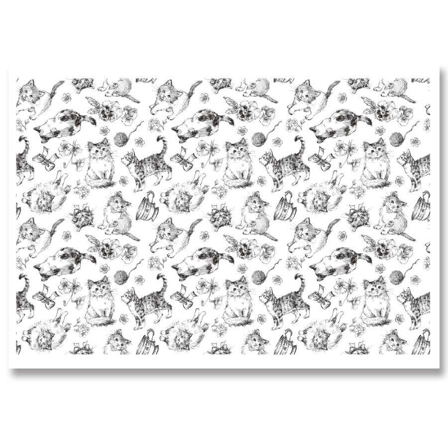 ねこ《栗原寿雅子A4シルクスクリーン》・417-7182 : 銀座ソレイユ Yahoo!店 - 通販 - Yahoo!ショッピング