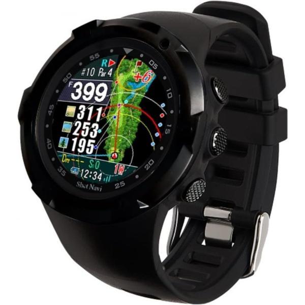 ShotNavi Shot Navi ショットナビ W1 Evolve BK×BK ブラック×ブラック 腕時計型 GPS距離計測器 ゴルフ コンパクト GPSゴルフナビ 距離計 ラウンド用品 ...