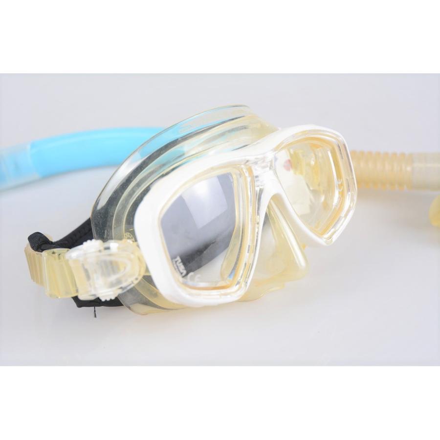 TUSA ツサ Morbi モルビー M-27QB ダイビングマスク・スノーケルセット 度付き（-2.0程度） [Mask-221003AY ...
